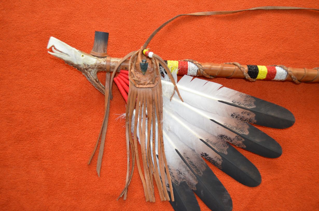 Calumet Fancy Native American Eagle Ceremonial Peace Pipe
