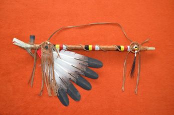 Calumet Fancy Native American Eagle Ceremonial Peace Pipe