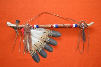 Calumet Fancy Native American Eagle Ceremonial Peace Pipe