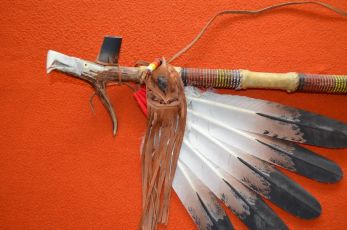 Calumet Fancy Native American Eagle Ceremonial Peace Pipe
